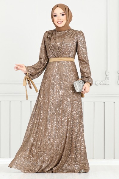 Evening Dress 5690END900-M Dark Vision - Moda Selvim