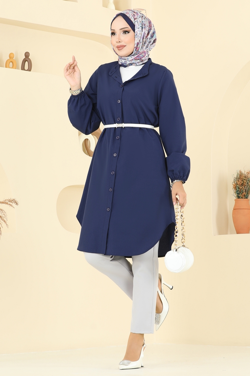 Tunic 4517PM271-MS Navy Blue - Modamerve